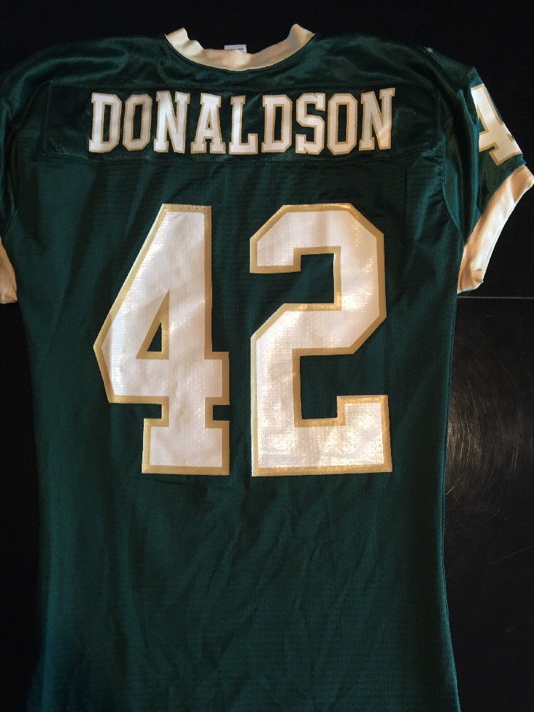 Game Worn Colorado State Rams Football Jersey Used #42 Size L DONALDSON ...