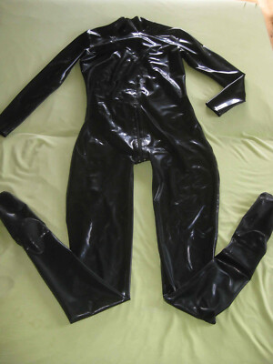 Neck Entry KRAGENEINSTIEG Latex Catsuit L/XL Ganzanzug Overall Gummi ...