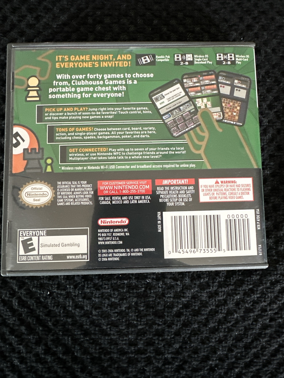 Clubhouse Games (Nintendo DS, 2006) CIB Complete TESTED 45496735555 | eBay