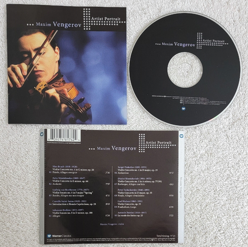 Maxim Vengerov - Warner Artist Portrait CD - Disc & Inserts Only, No ...