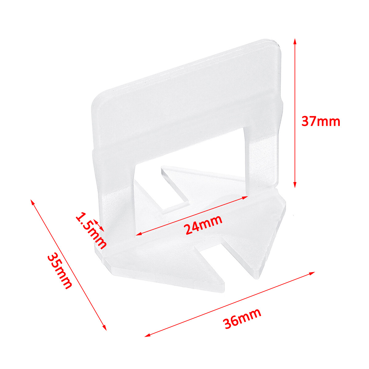 4000PCS Tile Leveling Spacer System Tool Clips Wedges Flooring Lippage ...