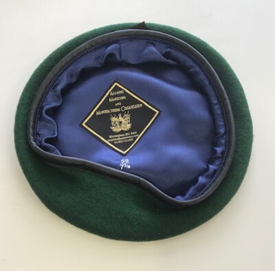 Intelligence Corps Green Beret Int, Army Military, Silk Lined, Small ...