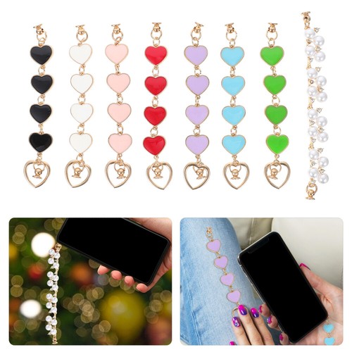 8 PCS Telefon Hängende Kette Telefonkette Aus Zinklegierung | eBay