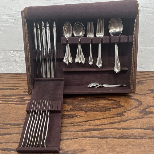 Stradivari by Wallace Sterling Silver Flatware 56 Piece Set 3 lbs. 7 oz ...