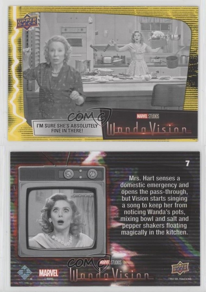 2022 Marvel Studios' WandaVision Mind Stone Yellow Wanda Maximoff #7 ...