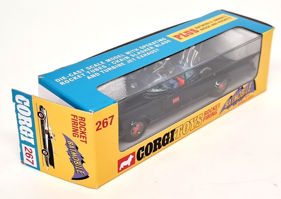 Corgi 12CM Batmobile Batman & Robin Repro 267 Diecast Car (BOX) | eBay