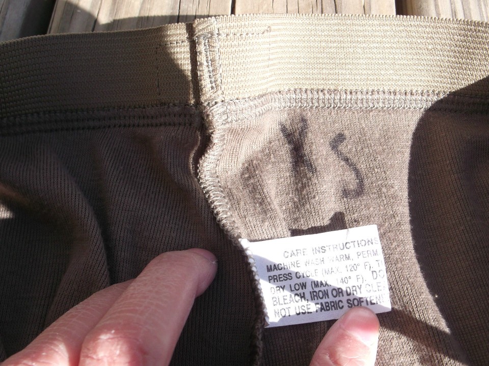 US MILITARY DRAWERS LIGHTWEIGHT COLD WEATHER WAIST 33" | eBay