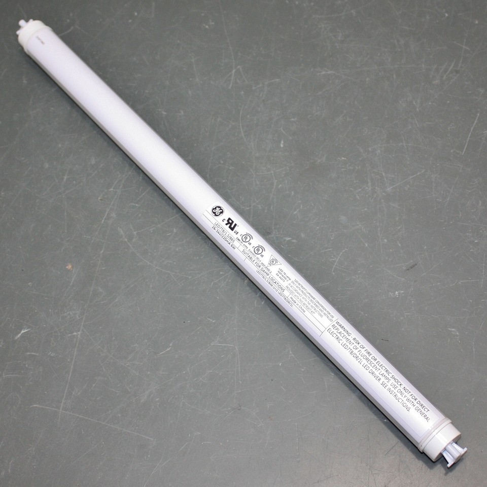 (15) GE 18" T8 LED Lamps 92995, Medium Bi-Pin G13, 5000K, 6W, 700lm ...