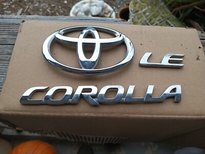 14 15 16 17 18 TOYOTA COROLLA LE REAR LID EMBLEM LOGO BADGE SIGN SET ...