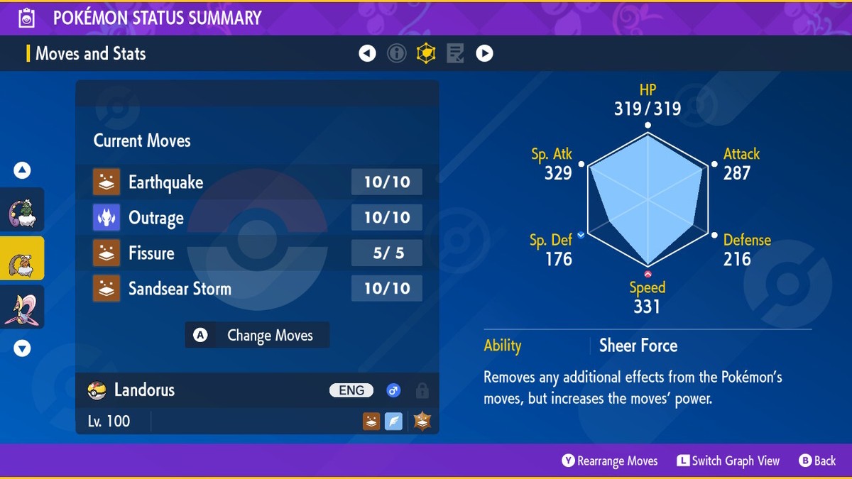 Landorus Pokdex Stats Moves Evolution Locations Pokémon Scarlet