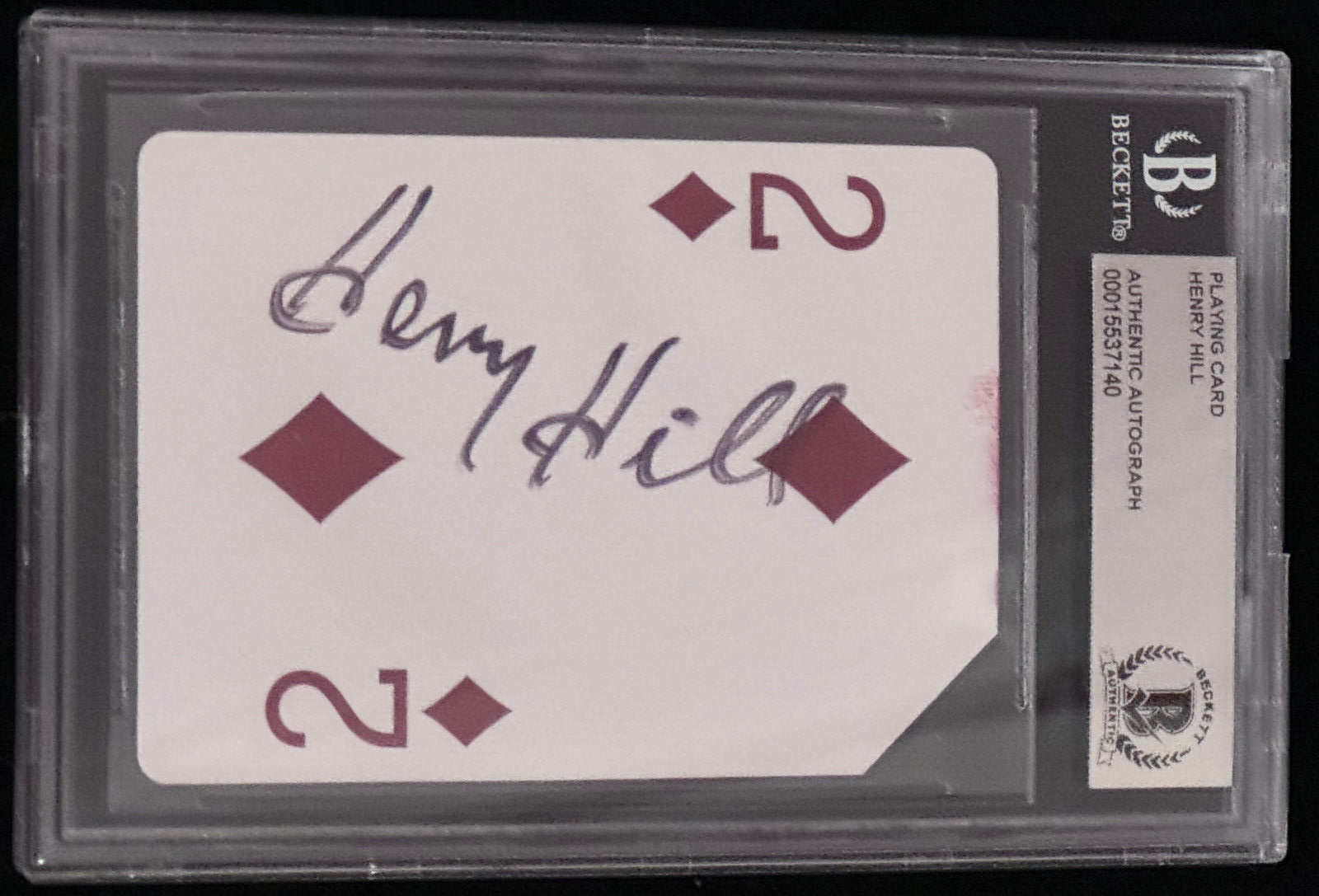 Henry Hill "Goodfellas" Autographed Signed Playing Poker Card Auto ...