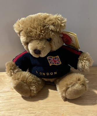 Keel Toys Tan Teddy Bear London England Plush 8" NWT | eBay