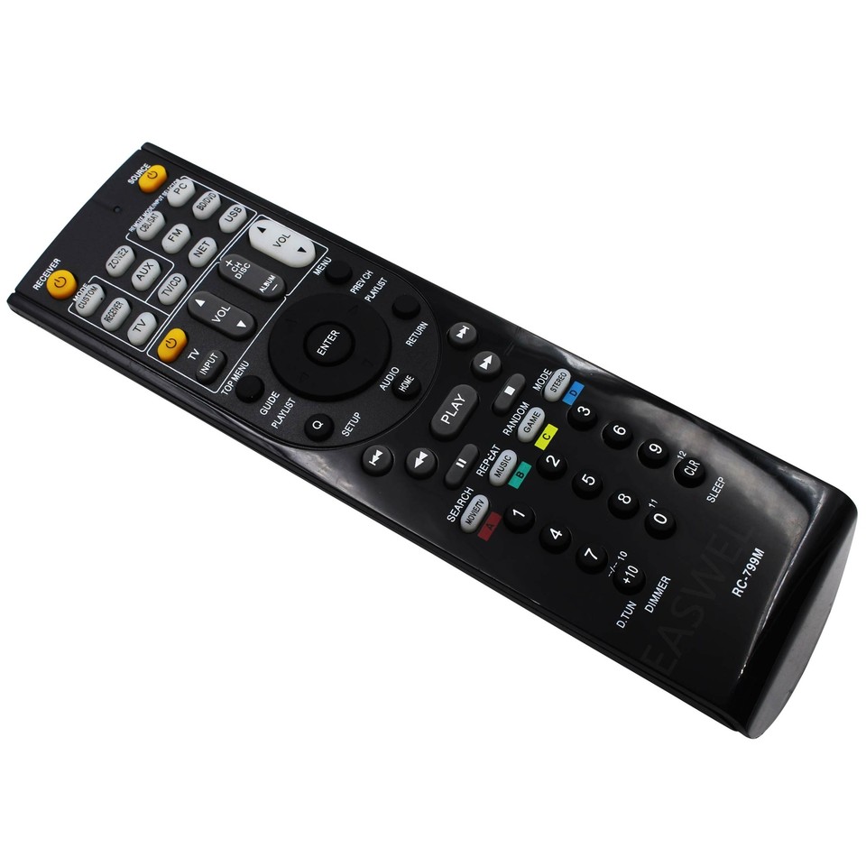 RC-799M For ONKYO TX-NR906 TX-SR806 HT-R520 RC-687M AV Receiver Remote ...