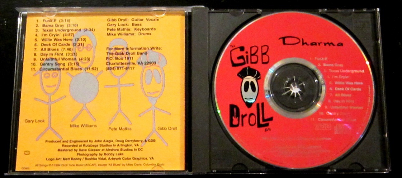 Dharma by The Gibb Droll Band (CD, Jun-1996, Moonwink Records) for sale ...