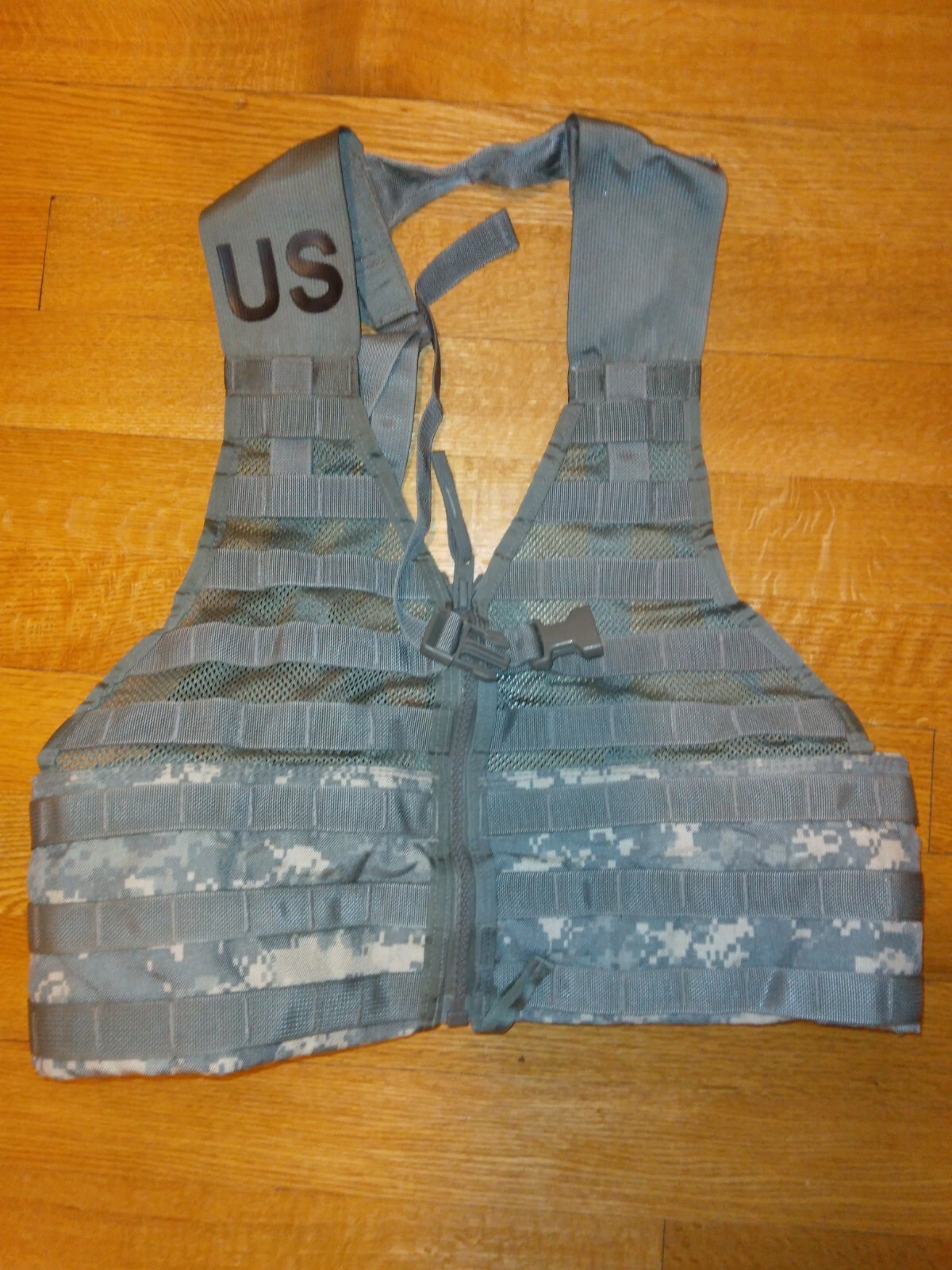 New USGI ACU MOLLE II FIGHTING LOAD CARRIER FLC TACTICAL VEST DIGITAL ...