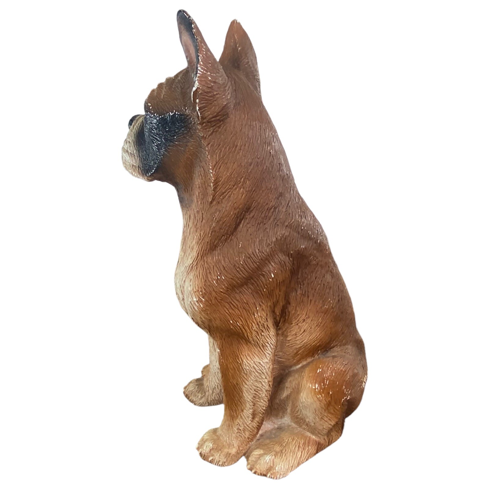 Vintage 14" BOXER PUPPY DOG STATUE FIGURINE 1986 Universal Statuary ...