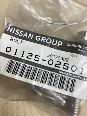 OEM NISSAN Genuine (LOT OF 4) BOLT 01125-02501 | eBay Australia