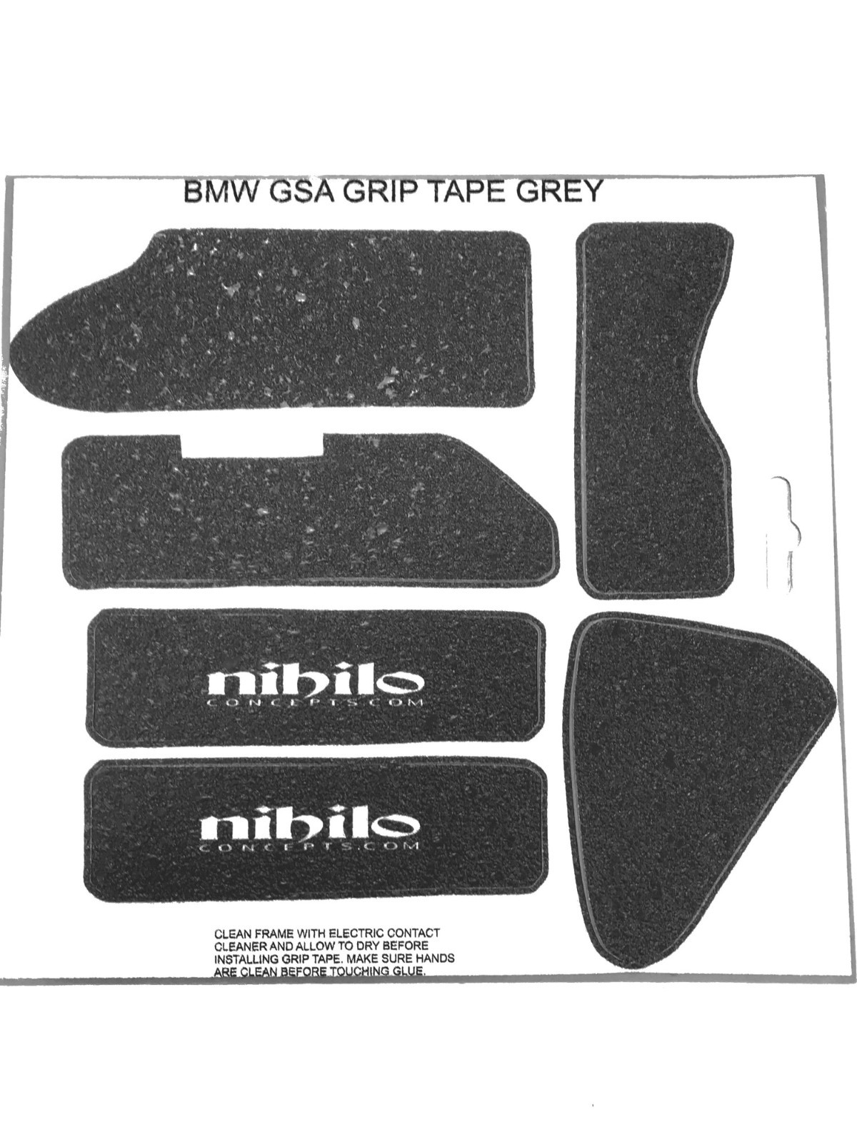 BMW GSA 2008 - 2013 Frame Grip Tape - Grey by Nihilo Quick Dispatch | eBay