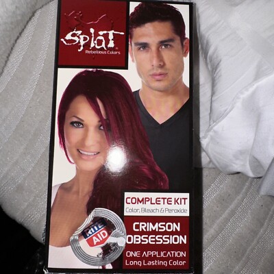 Splat Rebellious Colors Semi-Permanent Hair Dye Crimson Obsession Red ...