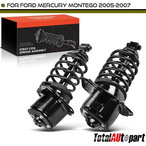 2x Complete Strut & Coil Spring Assembly for Ford Five Hundred 2005 ...