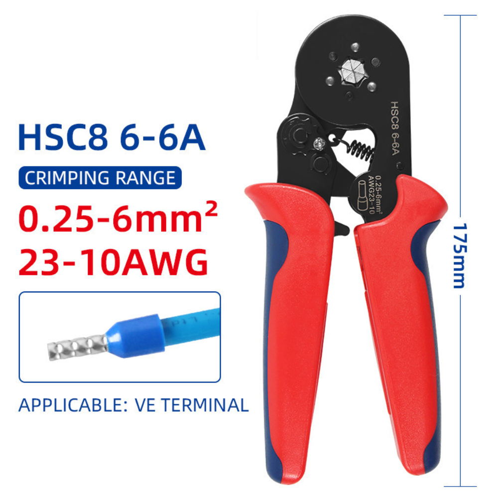 Ferrule Terminal Hand Wire Cord End Crimper Crimp Crimping Tool Plier 0 ...