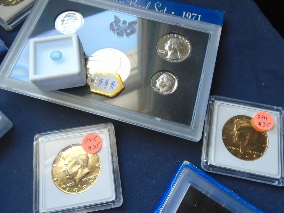 Estate lot Sale US Coins ~GOLD, RARE PROOF COINS, EMERALD- 7 PC. LOTS ...