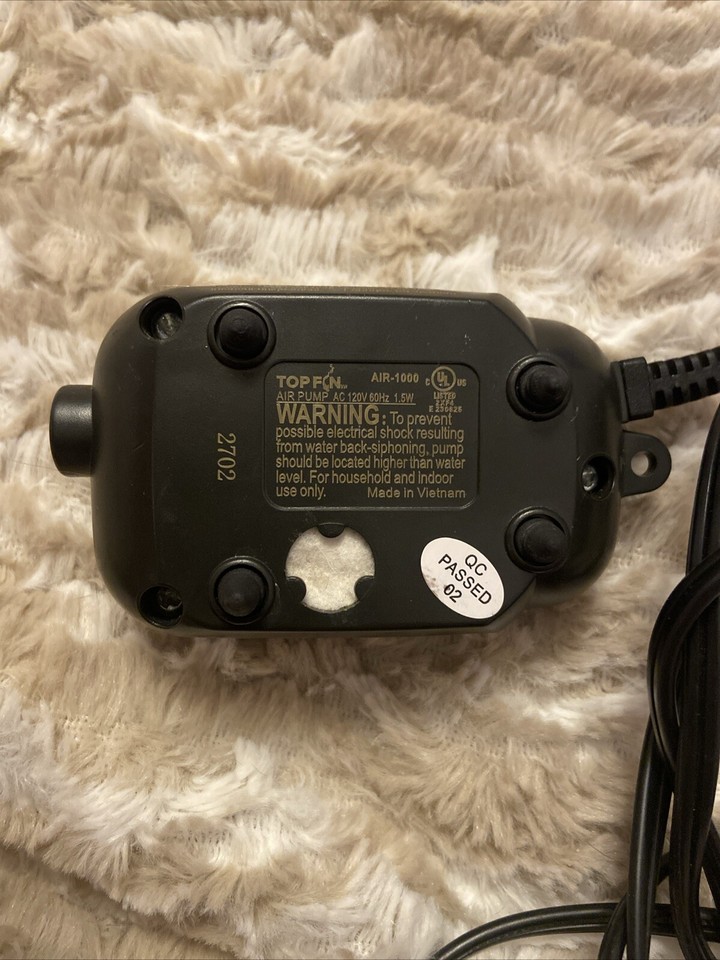 Top Fin Air-1000 Aquarium Air Pump 10 Gallons | eBay