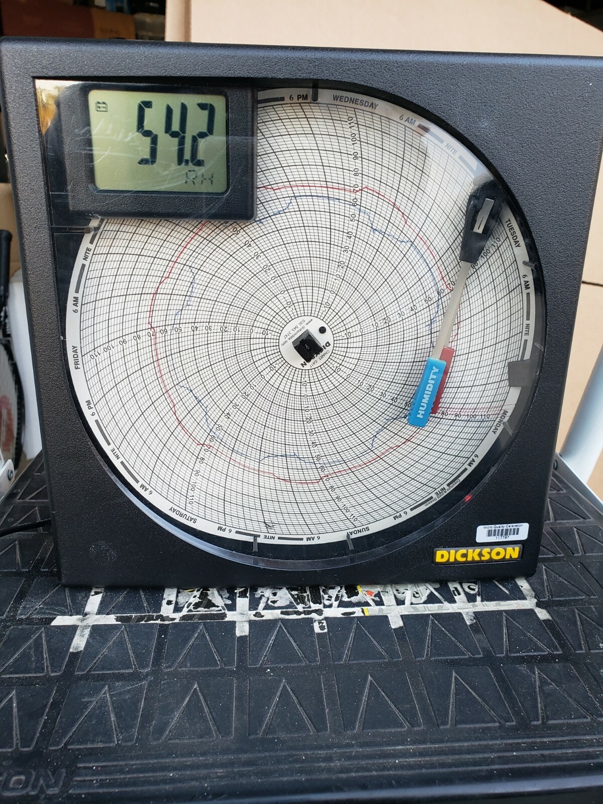 Dickson Th803 Temperature & Humidity Chart Recorder 8" With Probe and ...