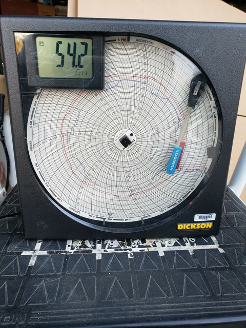 Dickson Th803 Temperature & Humidity Chart Recorder 8" With Probe and ...
