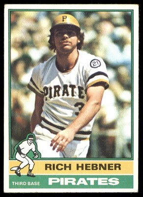 1976 Topps Rich Hebner #376 EX Excellent 5 Pittsburgh Pirates | eBay
