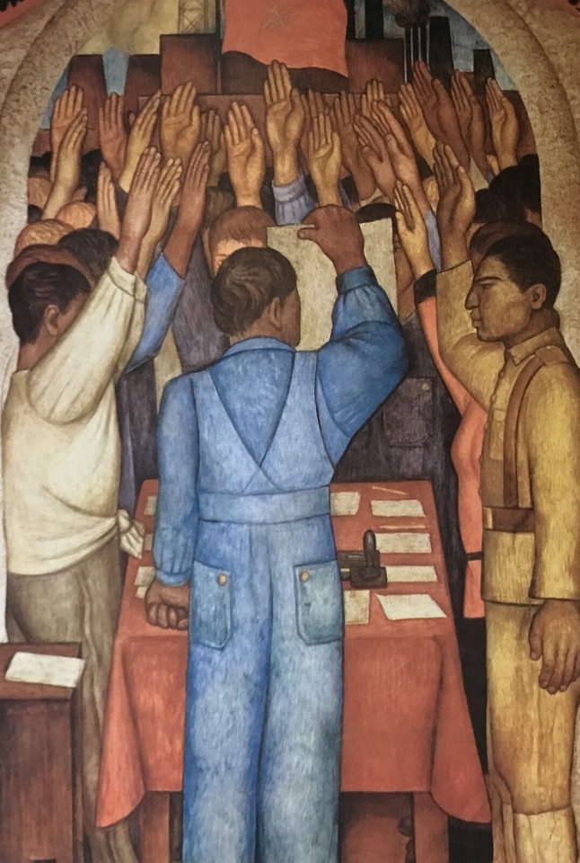 Diego Rivera Protest Custom Framed Print | eBay