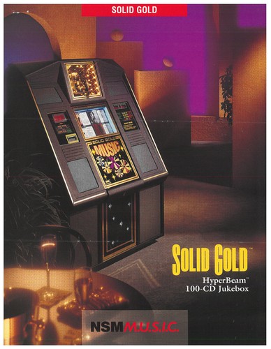 Solid Gold NSM Jukebox Arcade Flyer / Brochure / Ad | eBay