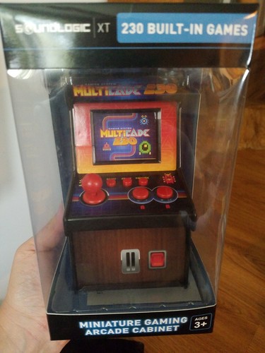 New Sound Logic XT Multicade 230 Miniature Retro Arcade Video Games ...