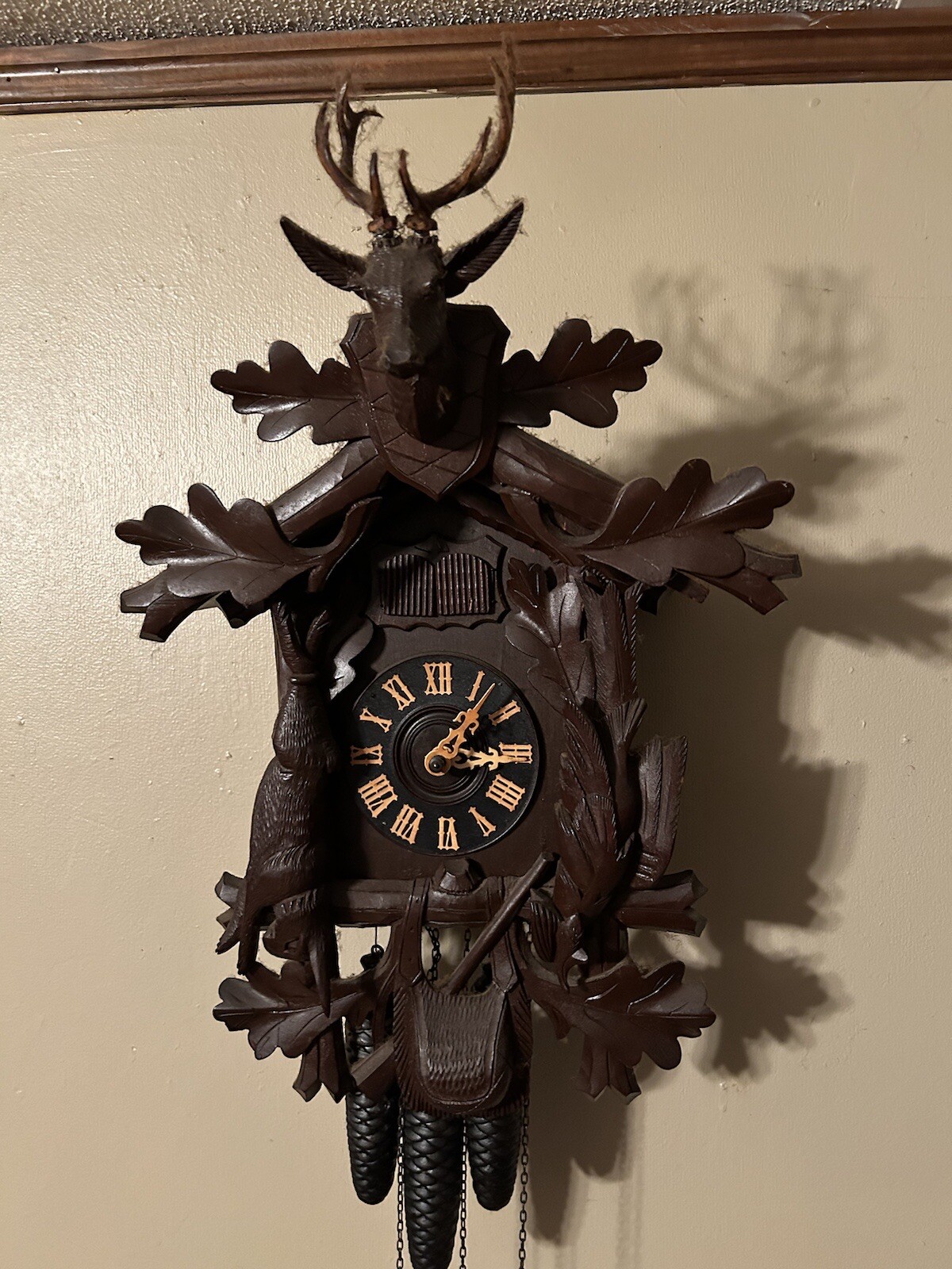 Vintage GERMAN Cuckoo Clock “BLACK FOREST”, 2 Cookoo Birds, 21” | eBay