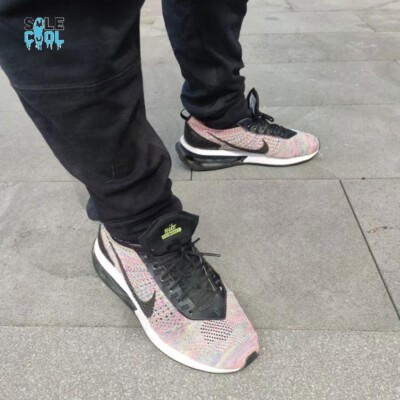 Nike Air Max Flyknit Racer Black Red Mens Shoes FD2764-600 | eBay