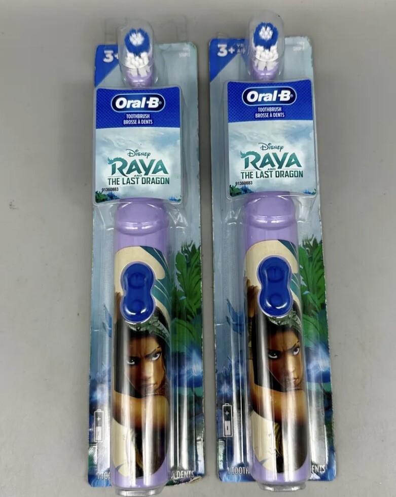Oral-B Kids Battery Powered Electric Toothbrush Featuring Disney’s Raya ...