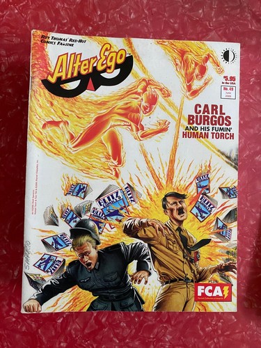 Alter Ego Vol 3 #49, CARL BURGOS, ALEX TOTH, WILL EISNER, Twomorrows ...