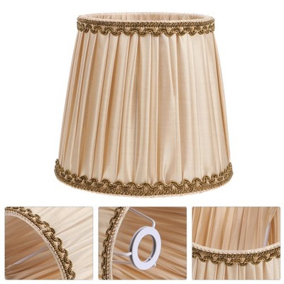 European Style Lamp Shade Table Lamp Dust Cover Canvas Iron Material ...