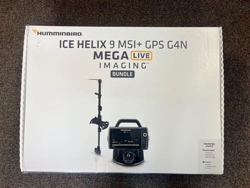 Humminbird ICE Helix 9 G4N GPS Fish Finder, MEGA Side Imaging+ & MEGA ...