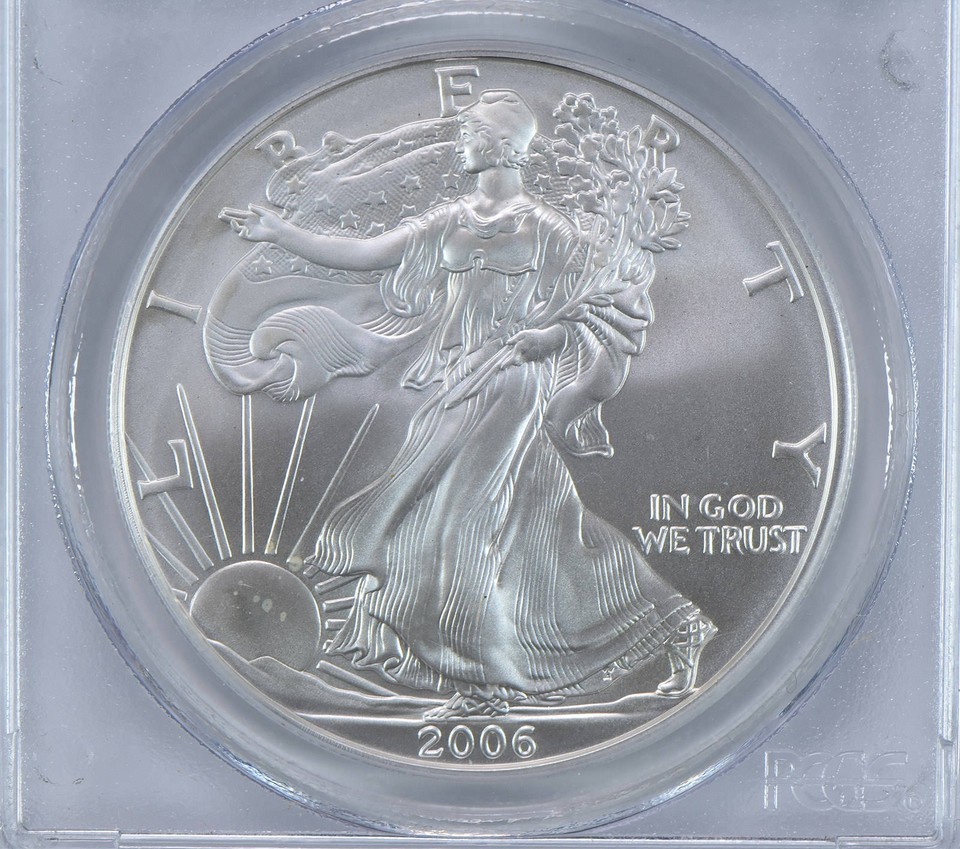 2006-W Burnished Silver Eagle MS69 PCGS Blue Label *8400 | eBay
