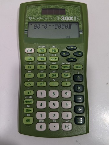 Texas Instruments Ti-30XiiS Calculator TI-30X iiS Green | eBay
