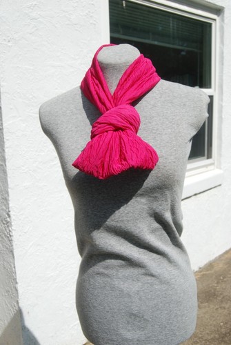 Infinity, Round-A-Bout Hot Pink Textured scarves, new polyester | eBay