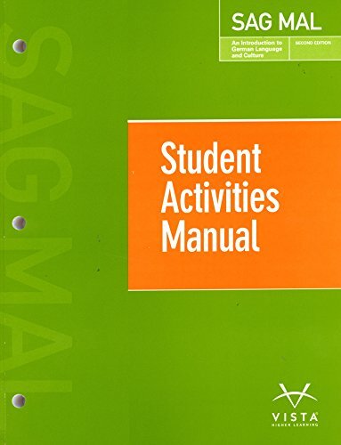 SAG MAL 2ND STUDENT ACTIVITIES MANUAL By Vhl *Excellent Condition ...