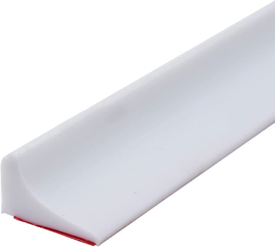 2M Silicone Shower Threshold Water Barrier Bathroom Bath Edging Seal ...
