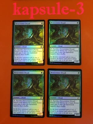 4x Neverwinter Dryad | FOIL | Forgotten Realms | MTG Magic Cards | eBay