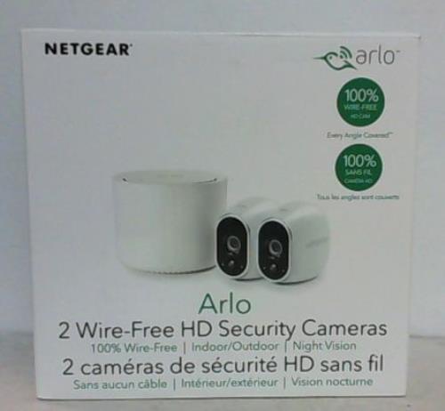 NEW OPEN BOX Netgear VMS3230-100PAS Arlo Security System w/ 2 Cameras ...