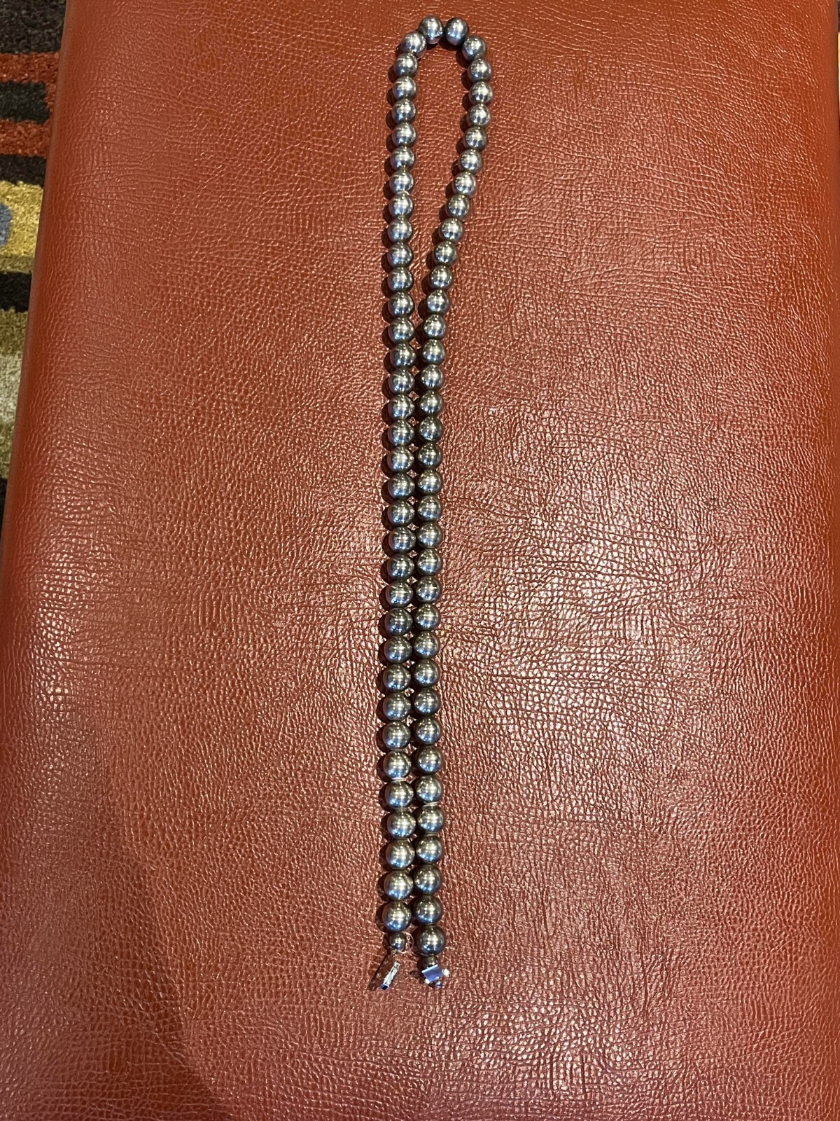 18 inch ball/bead sterling silver necklace - Gem