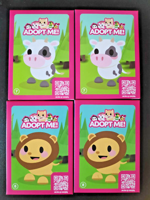 JEUX CARTES - Mac Donald - Mac Do ADOPT ME! N°7 et 8 - Lot de 4 | eBay