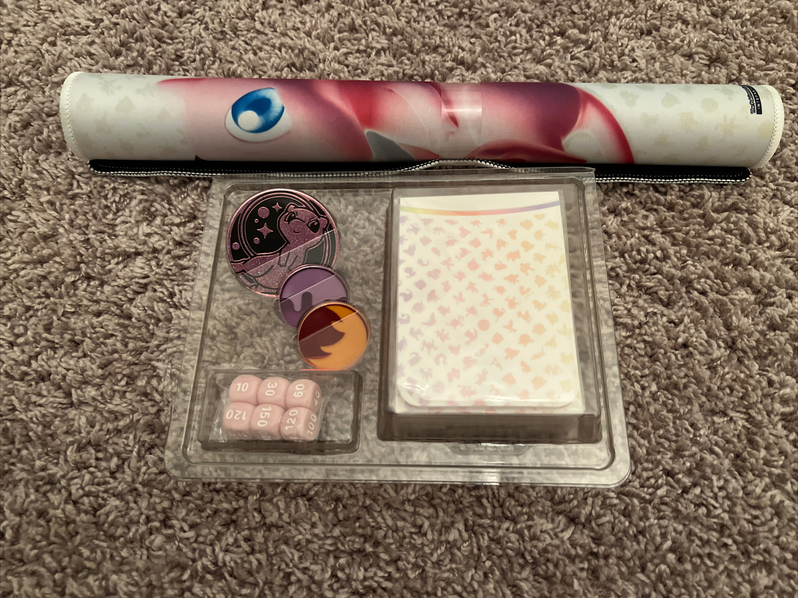 Pokemon 151 UPC Play Mat Mew Scarlet & Violet - Receive Everything ...