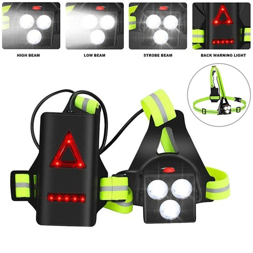 Waterproof Running Light for Runners Chest LED LampJogging USB ...